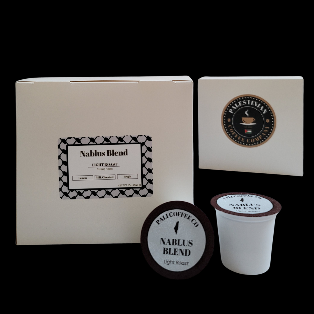 Nablus Blend-Light Roast-Single Serve Pods – The Palestinian Coffee Company